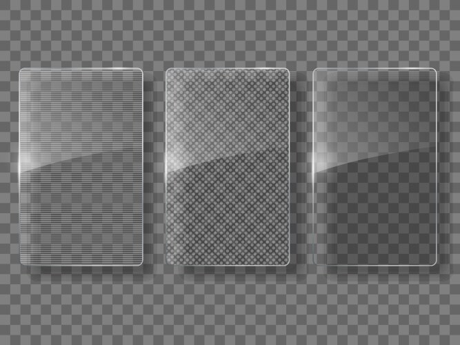 Glass framework set Royalty Free Vector Image - VectorStock