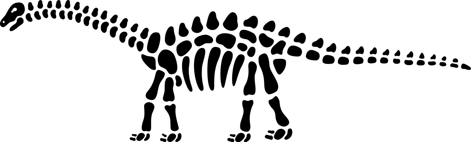 Oviraptor dinosaur footprint fossil archaeology Vector Image