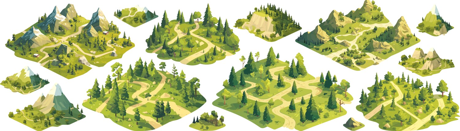 Forest Map Symbol Vector Images (over 9,000)