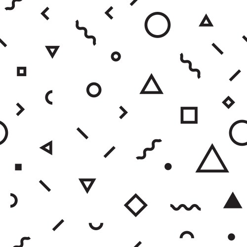 Abstract geometric seamless pattern background Vector Image