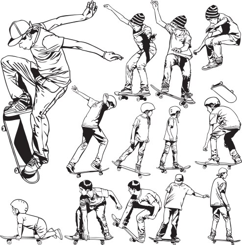 Skateboard Royalty Free Vector Image - VectorStock