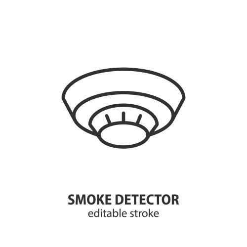 Smoke detector symbol Vector Images & Graphics for Commercial Use ...