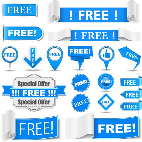 Stickers Royalty Free Vector Image - VectorStock