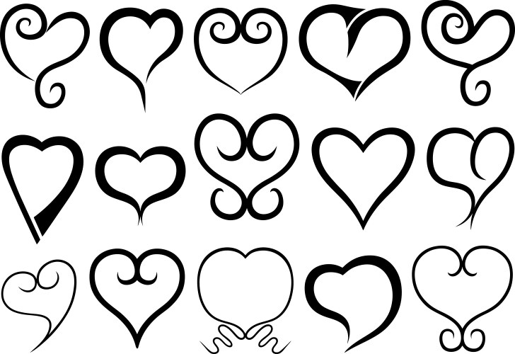 Different Hearts Vector Images (over 15,000)