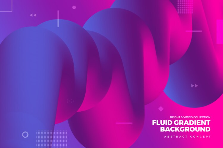 Trendy simple fluid color gradient abstract Vector Image