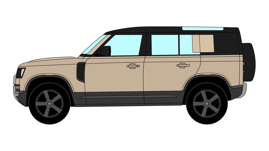 Land Rover Defender Vector Images (23)