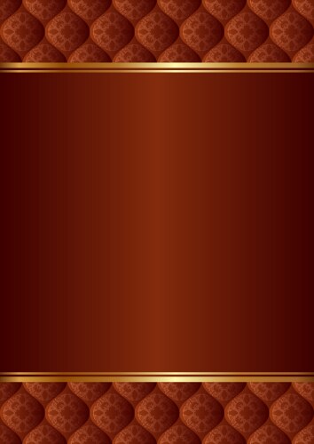 Maroon background with decorative pattern Vector Image