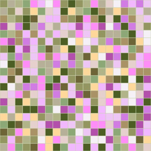 Seamless random squares mosaic tiles pixelated Vector Image