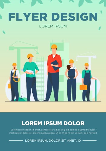 Team building web banner template corporate Vector Image