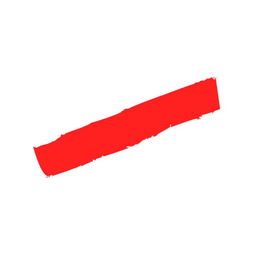 Red brush stroke underline Royalty Free Vector Image