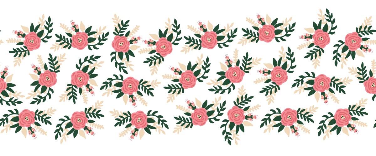 Horizontal Floral Border Vector Images (over 9,200)