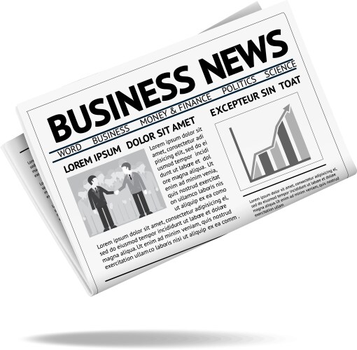 Newspaper Royalty Free Vector Image - VectorStock