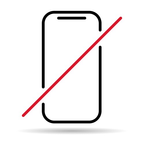 Mobile not Allowed Vector Images (over 1,000)