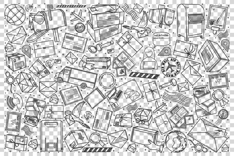 Cartoon Post Office Vector Images (over 5,600)