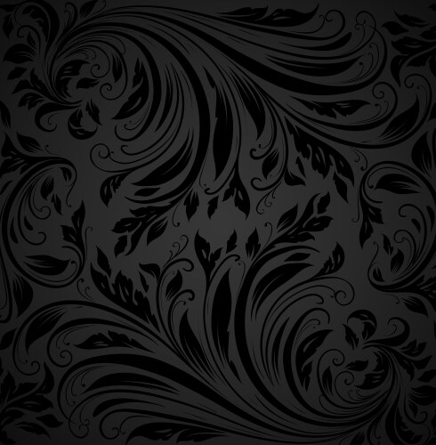 Black Floral Background Vector Images (over 450,000)