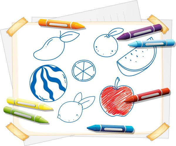 Coloring book worksheet for kids Royalty Free Vector Image