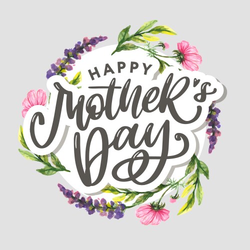 Elegant greeting card design with stylish text Vector Image