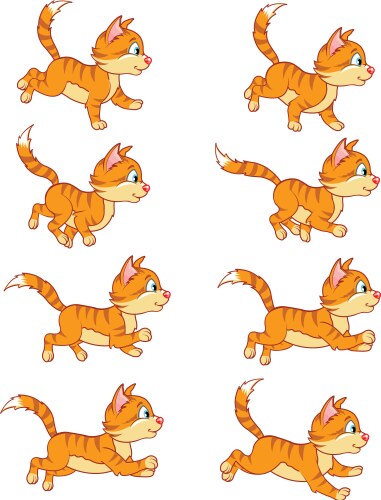 Running Sprite Vector Images (over 330)