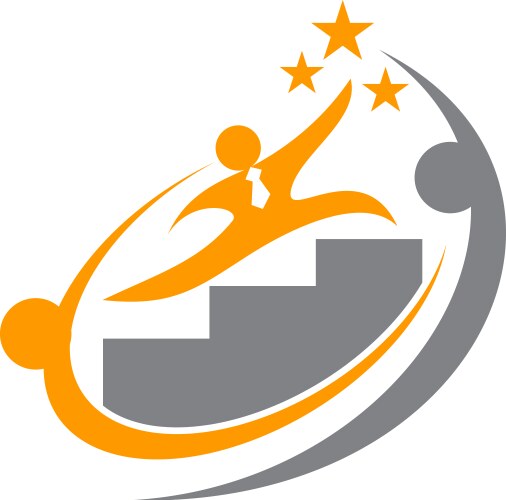 Career coaching logo design template image Vector Image