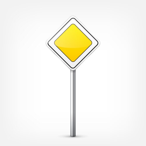 Road signs collection isolated on white background