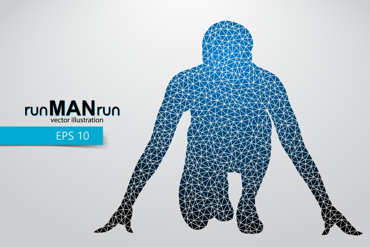 Man Triangle Running Vector Images (over 330)