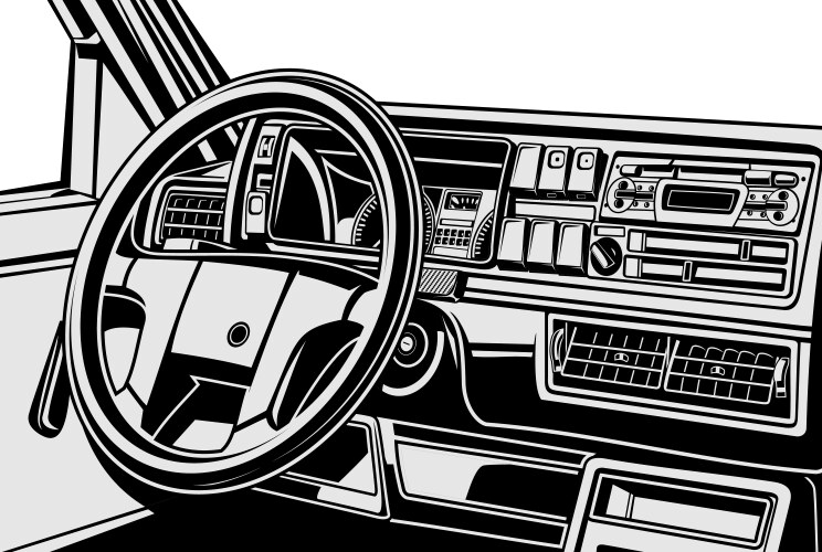 Car Interior Outline Vector Images (over 3,400)