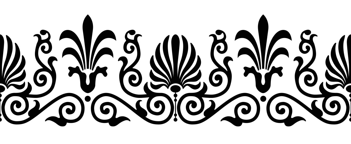 Scroll border Royalty Free Vector Image - VectorStock