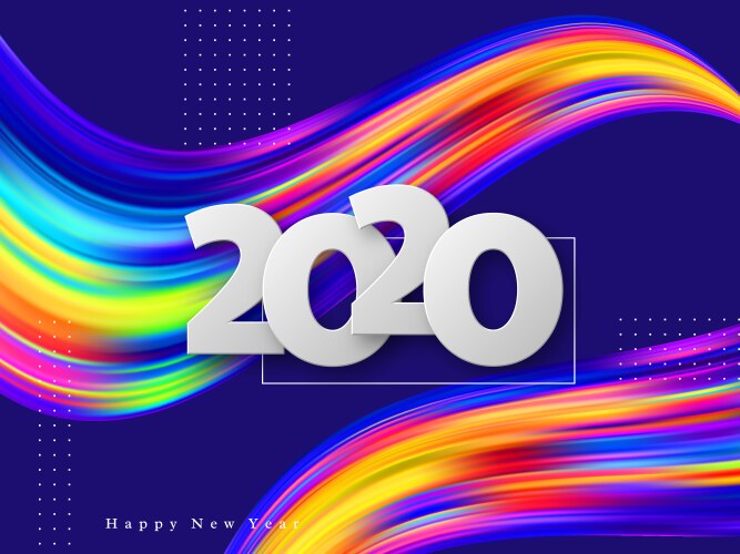 Modern colorful flow abstract background Vector Image