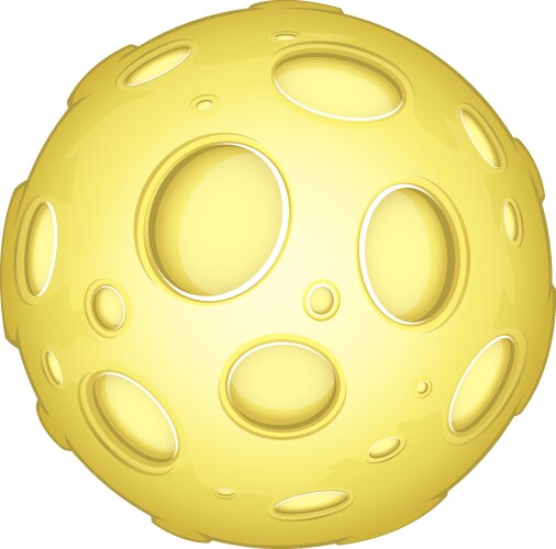 Full moon cartoon Royalty Free Vector Image - VectorStock