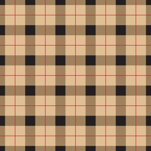 Checkered pattern plaid fabric background Vector Image