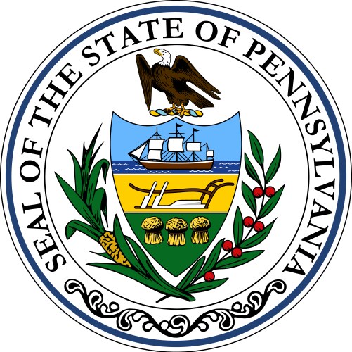 Pennsylvania State Seal Royalty Free Vector Image