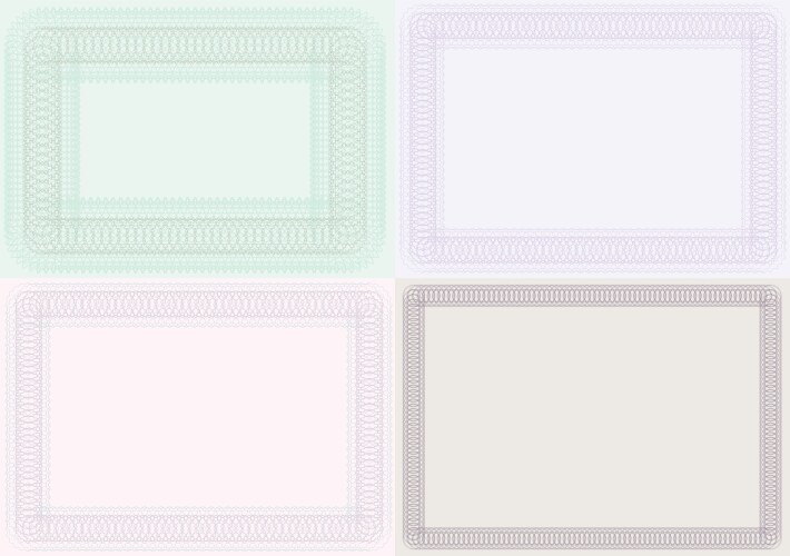 Background pattern for certificate Royalty Free Vector Image