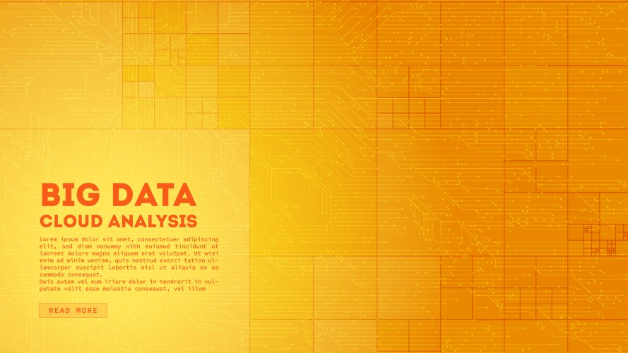 Big data visualization futuristic infographic Vector Image