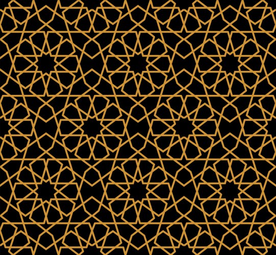 Arabic seamless pattern Royalty Free Vector Image