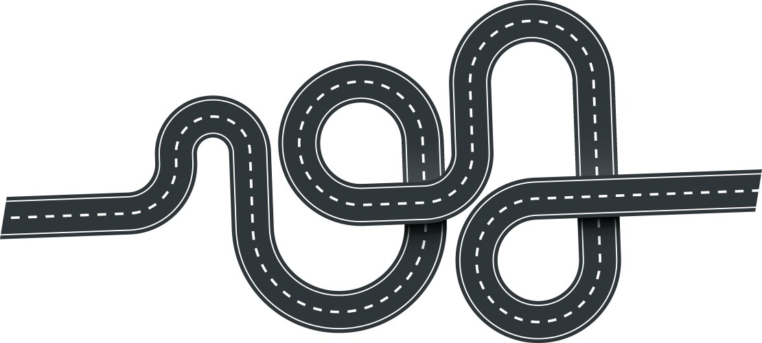 Race map speedway road scheme navigation template Vector Image