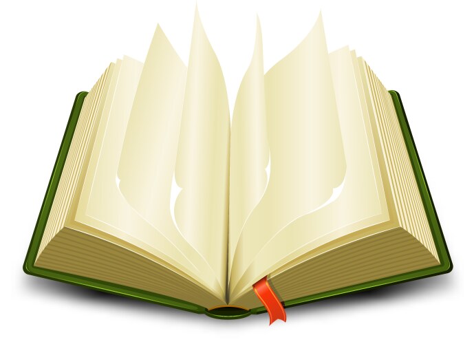Open book Royalty Free Vector Image - VectorStock