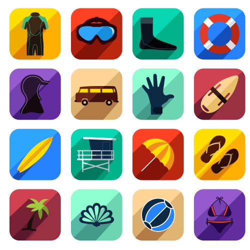 Beach Icons Vector Images (over 260,000)