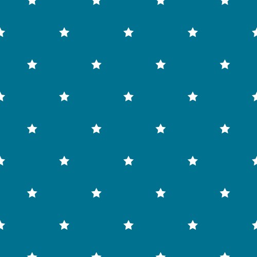 White stars on navy background seamless pattern Vector Image