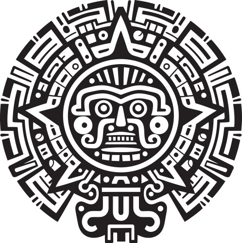 Aztec Calendar Vector Images (over 780)
