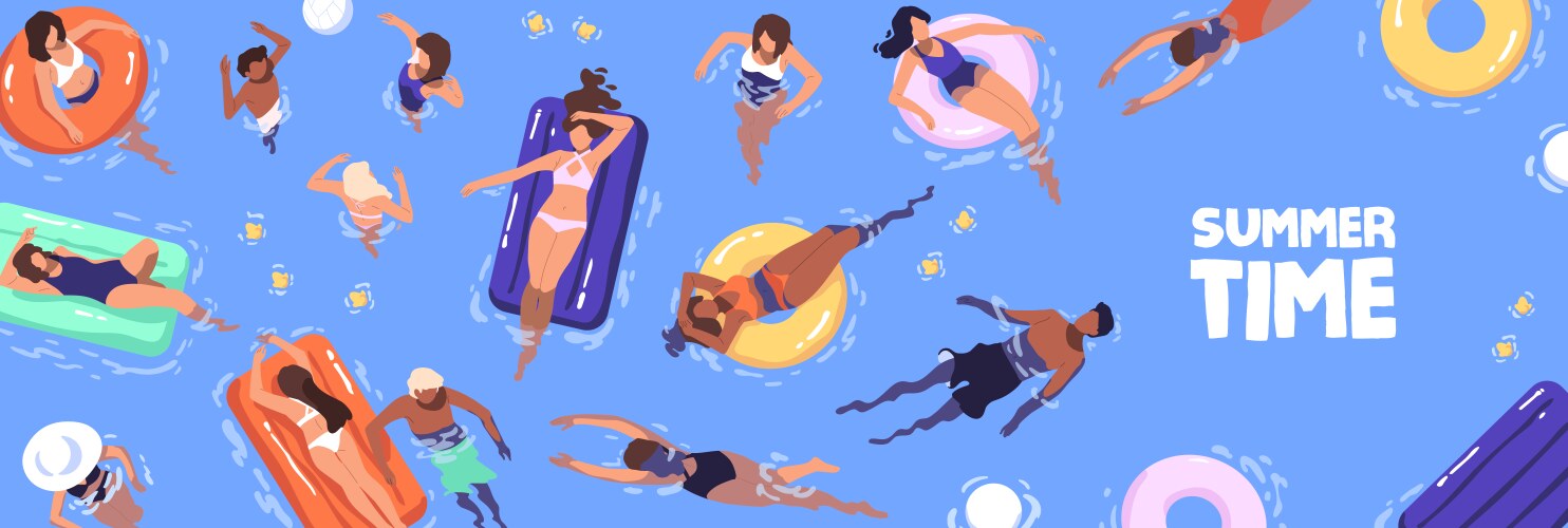 Person Floating Vector Images (over 8,400)