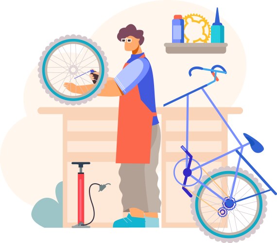 Retro bicycle Royalty Free Vector Image - VectorStock