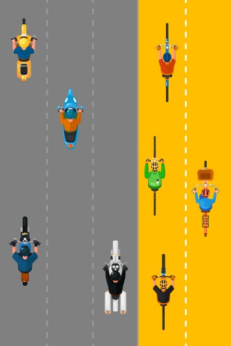 Cyclist Top View Vector Images (over 120)
