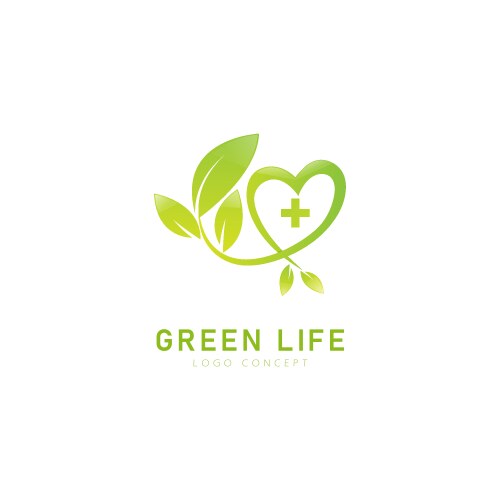 Life style logo design symbol template flat Vector Image