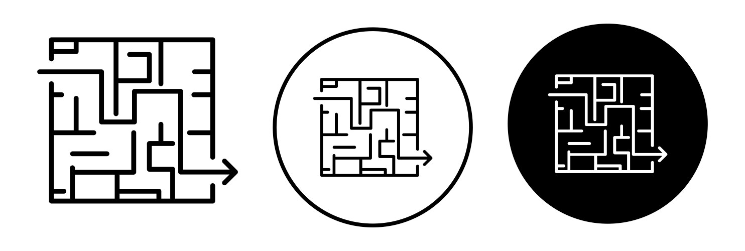 Maze Outline Vector Images (over 5,900)