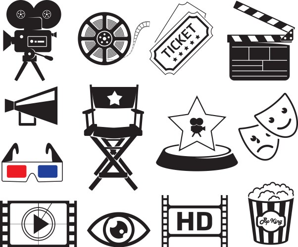 Movie Ticket Black and White Vector Images (over 13,000)