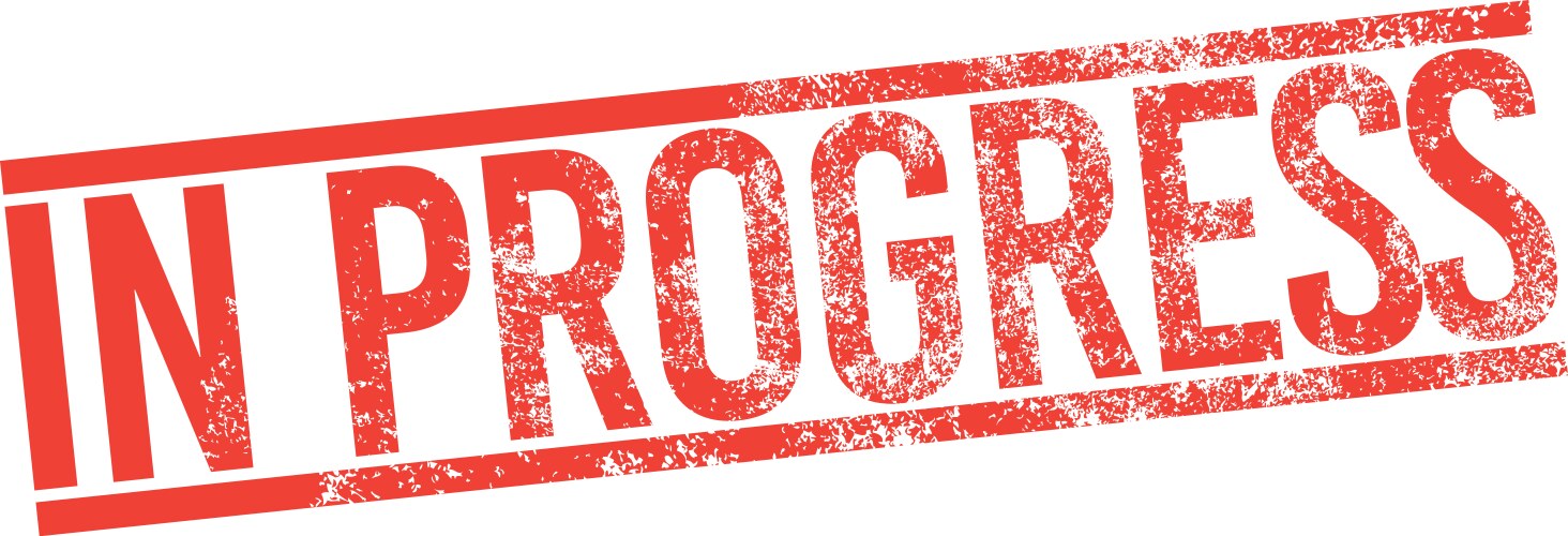 Work in Progress Stamp Vector Images (over 1,500)