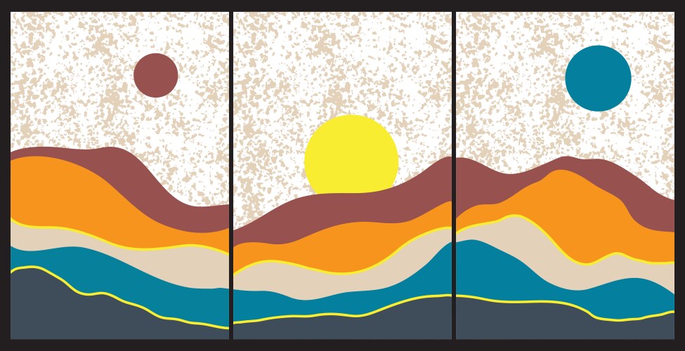 Japanese background with line wave pattern Vector Image