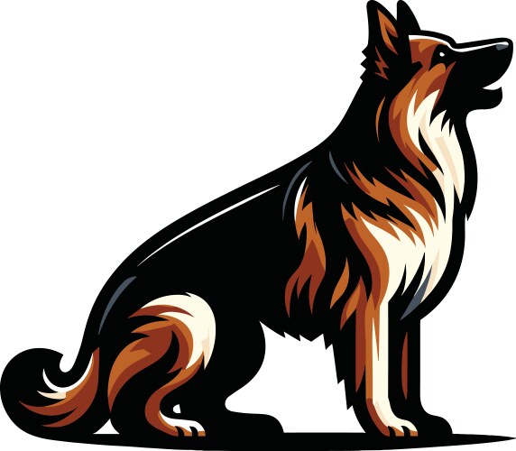 Black German Shepherd Vector Images (over 2,400)