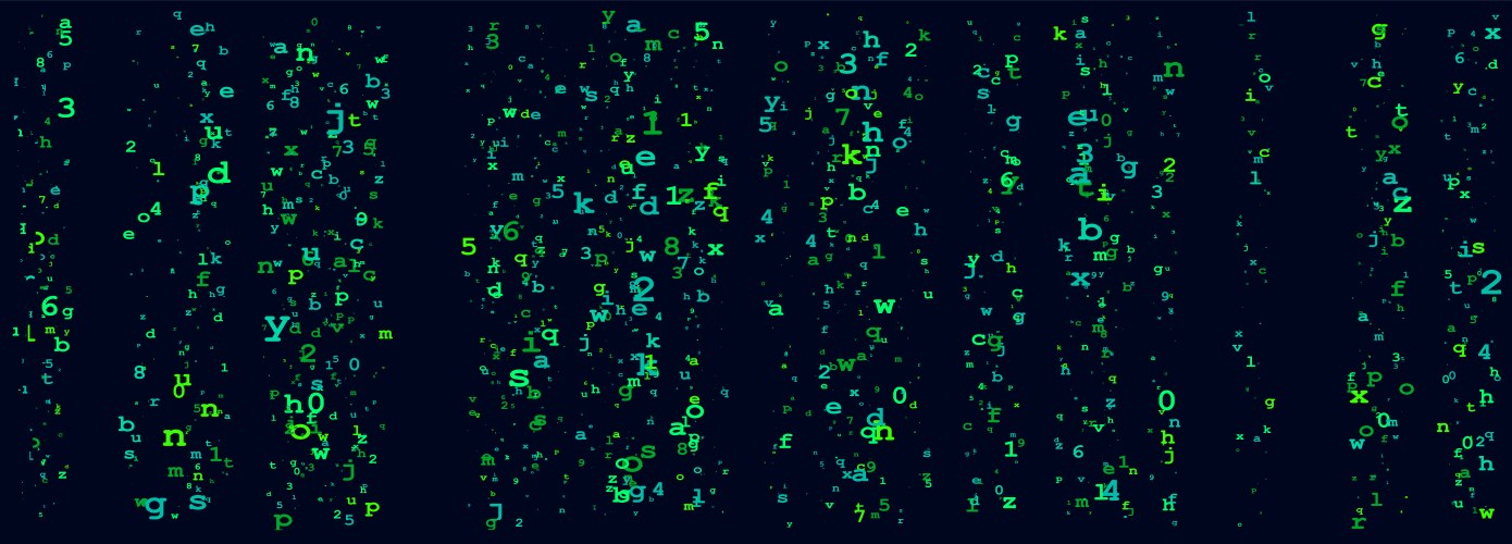 Abstract Technology Binary Code Backgrounddigital Vector Image