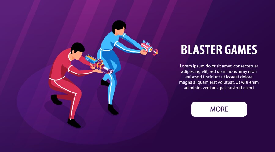 Shooting range horizontal banner Royalty Free Vector Image